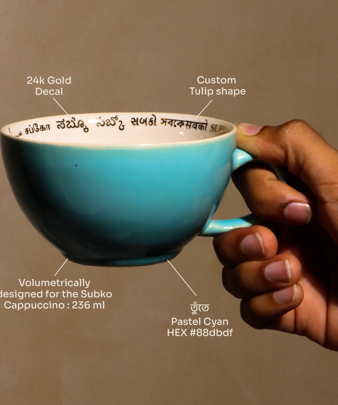 Subko x Sienna: Ceramic Ware - Espresso (80 ML) – Subko Coffee Roasters ...