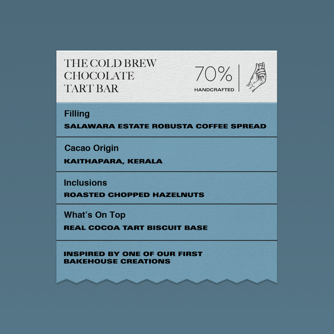 Experimental: The Cold Brew Chocolate Tart Bar – Subko Coffee Roasters (India)